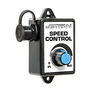 6" Inline Jetfan with Speed Control, 350 CFM.