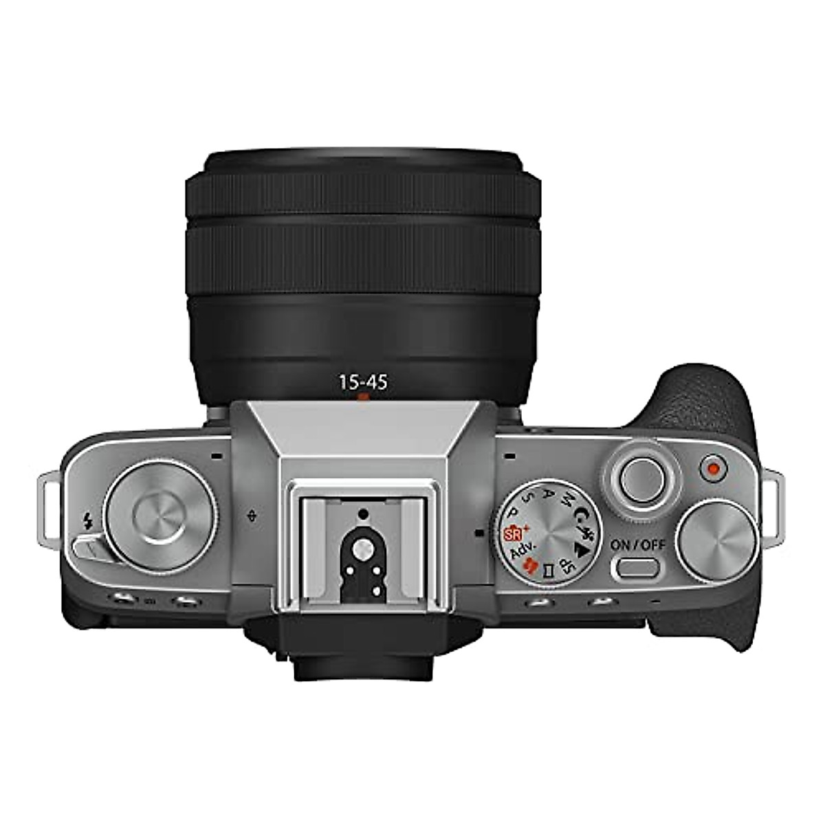 Fujifilm X-T200 Mirrorless Digital Camera w/XC15-45mm Kit - Silver