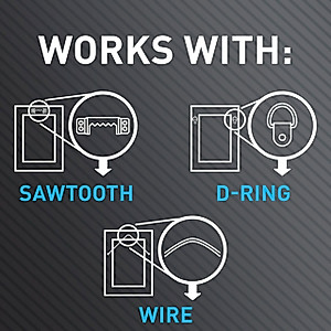 3PH15M-5ES Claw Drywall Picture Hangers & Markers, Holds 15-Lbs, 5-Pk. - Quantity 1