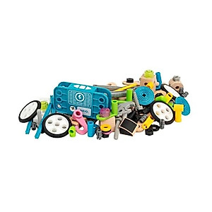 BRIO Builder 34591 - Builder Motor Set - 120 Piece Construction Set STEM Toy with Wood and Plastic Pieces and a Motor for Kids Age 3 and Up