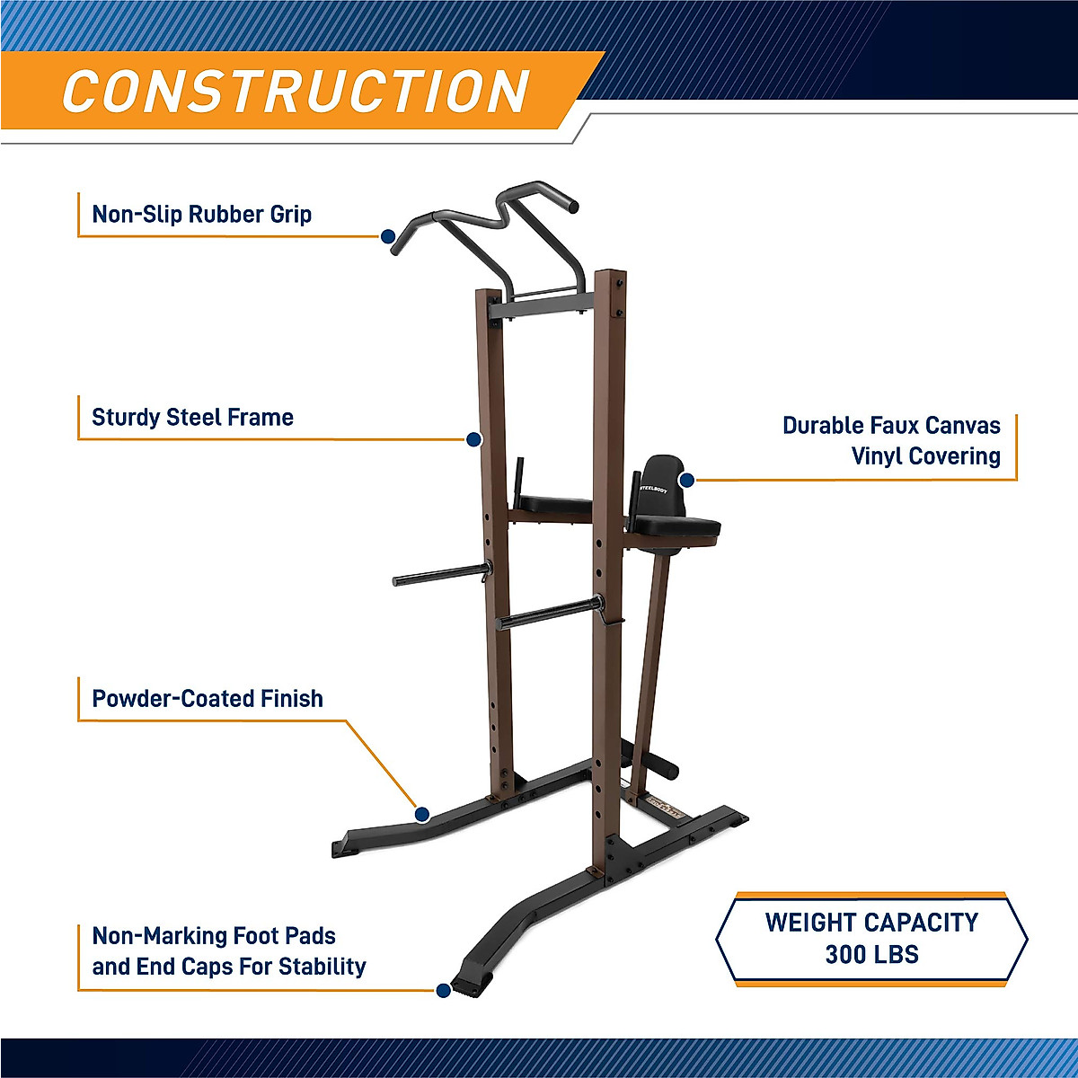 Steelbody Strength Training Monster Cage Squat Rack Home Gym Station System for Weightlifting and Bodybuilding STB-98005