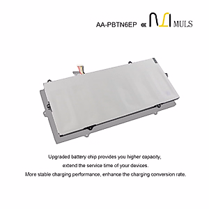MULS AA-PBTN6EP 75Wh Laptop Battery for Samsung Notebook 9 900X3T 900X5T 930XBE 950XBE NP900X3T NP900X5T NP950XBE NT900X3T NT900X3U NT900X5T NT900X5U