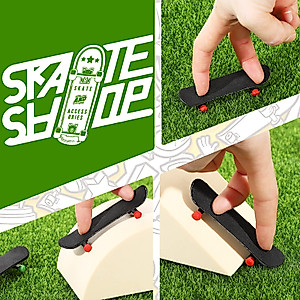 100 Pcs Fingerboard Foam Grip Tape Black Fingerboard Grip Tape 110 mm x 36 mm Fingerboard Deck Grip Tape Fingerboard Stickers Skateboard Foam Grip Tape for Fingerboards