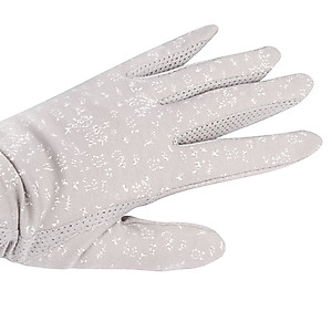Womens Sunblock Long Driving Gloves Cotton UV Sun Protection Full Finger Gloves Arm Sleeve Cover