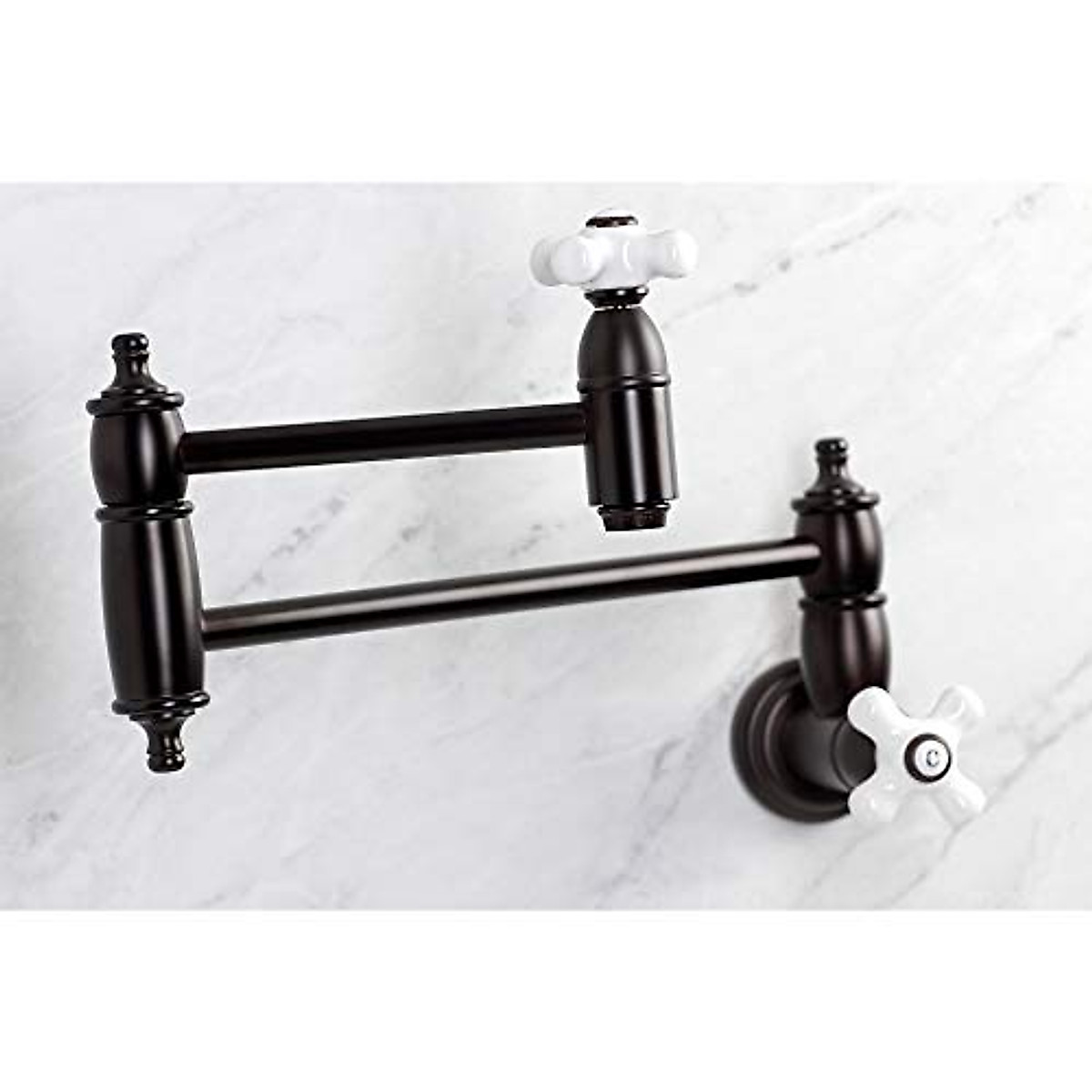 Kingston Brass KS3105PX Restoration Pot Filler, Oil Rubbed Bronze