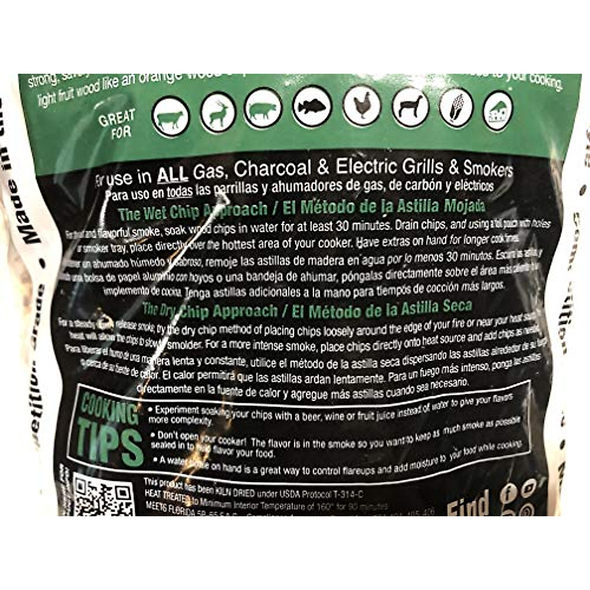 B&B Hickory Wood Smoking Chips - 100% Natural, Competition Grade Bundle - Pack of 2