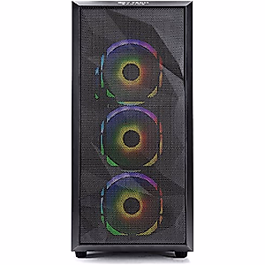 Skytech Chronos Gaming PC Desktop – AMD Ryzen 7 5700X 3.4 GHz, NVIDIA RTX 4070 Ti, 1TB NVME SSD, 16GB DDR4 RAM 3200, 750W Gold PSU, 240mm AIO, 11AC Wi-Fi, Windows 11 Home 64-bit