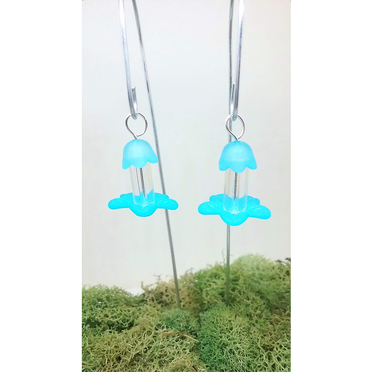 Fairy Garden Accessories. Set of 2 Miniature Bird Feeders.