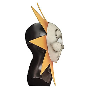 xkcostume Security Breach Sun Moon Clown Masks Cosplay Costume Props Halloween Accessories Latex (orange)