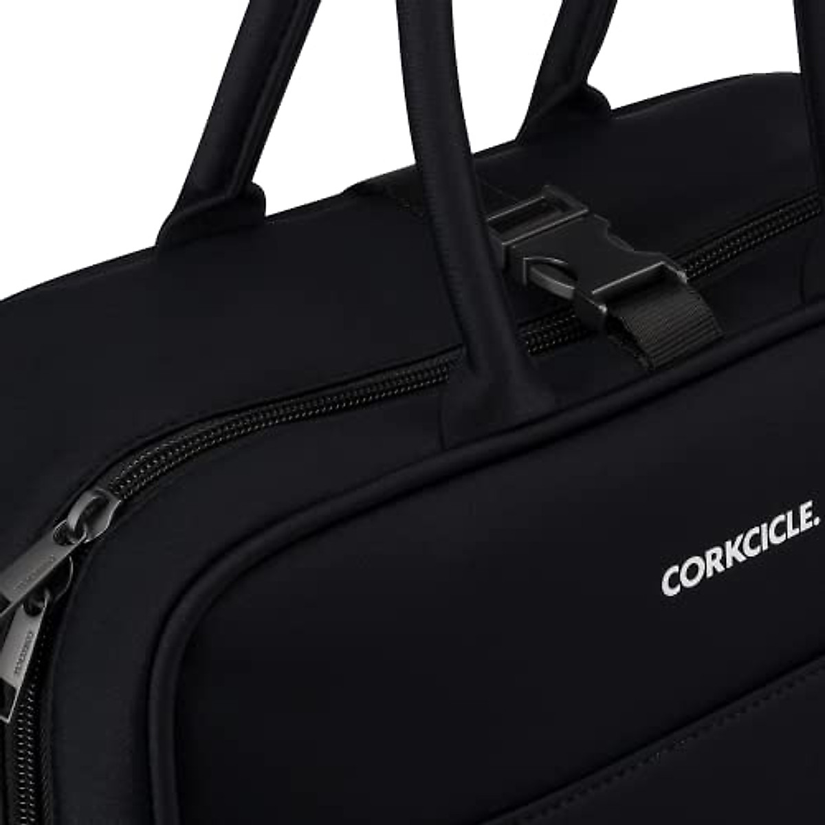 Corkcicle Lunch Box and Canteen Bundle Baldwin Boxer Cooler Lunch Box - Black Neoprene; 20 Oz Sport Canteen - Hammerhead Grey