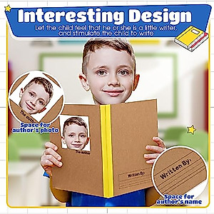 Henoyso 20 Pcs Primary Composition Notebook for Kids Bulk 9 3/4 x 7 1/2 Inch Primary Journals Writing Journal with Rainbow Spine Kids Handwriting and Drawing Story Journal for School Student Classroom