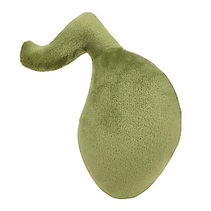 GIANTmicrobes Gallbladder Plush, Gallbladder Stuffed Animal, Gallbladder Surgery Gifts, Gallbladder Plush Toy, Gallbladder Removal Gift, Gastroenterology Gifts, Gastroenterologist Gifts, Get Well Gift