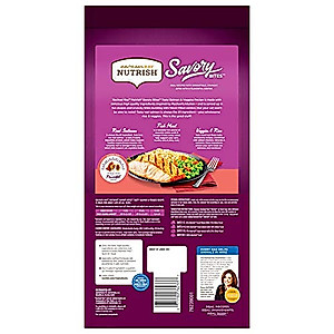 Rachael Ray Nutrish Savory Bites Dry Cat Food, Tasty Salmon & Veggies Recipe, 5 Pound Bag