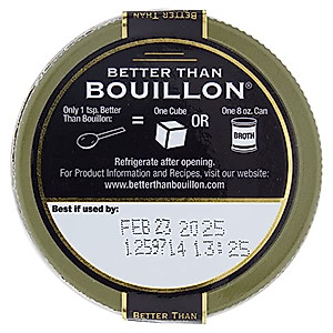 Better Than Bouillon Vegetarian No Beef Base, Made with Seasoned Vegetables, Certified Vegan, Makes 9.5 Quarts of Broth, 38 Servings 8 Ounce (Pack of 2)