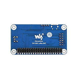 SX1262 LoRa HAT for Raspberry Pi Series Boards 915MHz Frequency Band,Support Data Transmission up to 5km,Wake on Radio,Wireless Config, Carrier Sensing, Communication Key