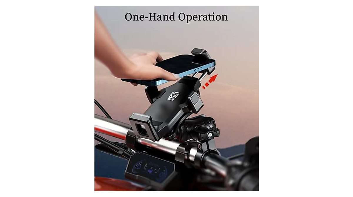 Secure Kewig Motorcycle Phone Mount with Vibration Dampener