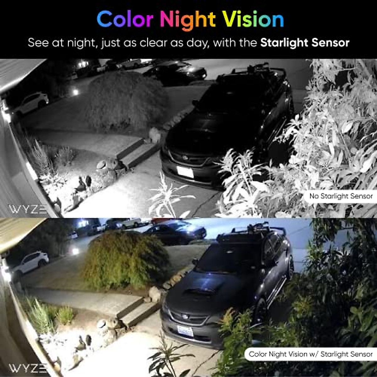 Wyze Cam v3 1080p HD Indoor/Outdoor Security Camera with Color Night Vision, 2-Way Audio, Compatible with Alexa & The Google Assistant and IFTTT with Wyze Cam Plus A.I. 3 Month Detection Service