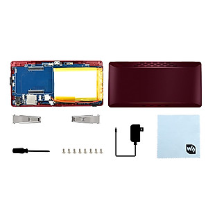 waveshare GPM280 Portable Game Console Compatible with Raspberry Pi Compute Module 4 Lite with WiFi Connectivity without Compute Module and TF card