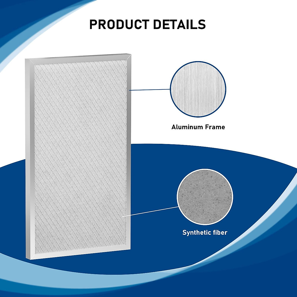 MERV-8 Filter Replacement Set Compatible with AlorAir Basement Dehumidifiers Sentinel HD55,Sentinel HDi65, 4 Pack