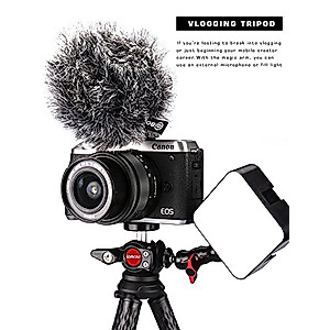 Lammcou Camera Tripod Flexible Mini Small Travel Lightweight Bendy Selfie Gorrila Tripod for DSLR Camera Vlogging Video Camera Action Camcorder Webcam Projector Ring Light Accessory Trípode