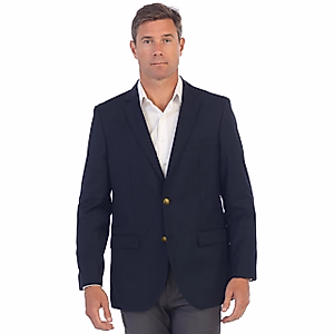 Gioberti Mens Formal Navy Blazer Jacket, Size 38 Regular