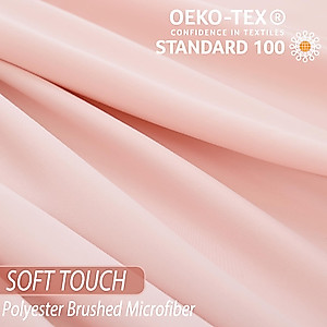 Whitney Home Textile Twin Size Sheet Set - Luxury Soft Comfy Bed Sheets, Breathable Cooling Hotel Bedding for Women, Men, Teens, Extra Deep Pocket, Easy-Fit, Oeko-Tex, Wrinkle Free 3 Piece - Pink