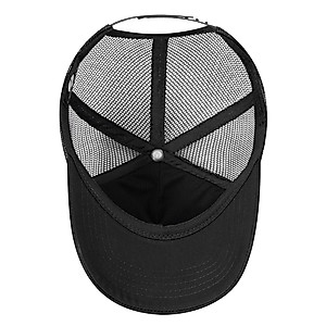 AMPLESH Premium 3D Embossed American Flag Trucker Hat Mesh Baseball Cap Outdoor Snapback Hat for Men Women (as1, Alpha, m, l, All Black)