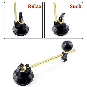 Cionyce Circle Glass Cutter 11.81" Max. Round Dia Adjustable Circular Glass Cutter with Suction Cup