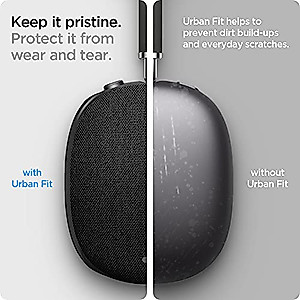 Spigen Urban Fit Designed for Airpods Max Case Cover Protective Ear Cup Covers - Black