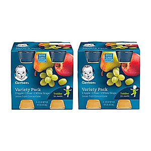 Gerber Juice Fruit Variety (Pack of 2)