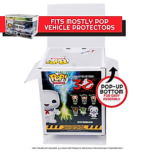 EVORETRO Display Case Protector for Funko Pop Rides Like Daenerys & Drogon (Pop + Vehicle Protectors) Clear Plastic | Acid-Free Case | Scratch Resistant Boxes for 10 Pack (24.5 x 18 x 18.9 cm)
