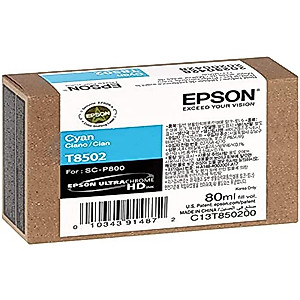 Epson T850200 T850 UltraChrome HD Cyan -Ink
