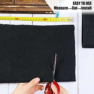 2 Pieces Carbon Filter Sheet Charcoal Filter Pad 16 x 48 Cut to Fit Air Roll Vent for Air Trash Cans Furnace Air Humidifier
