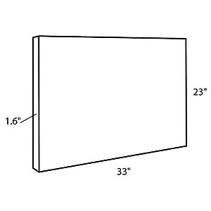 Kate and Laurel x Mentoring Positives Collaboration Pink Golden Hour Framed Canvas Wall Art, 23x33, Gold, Feminine Abstract Art Print for Wall