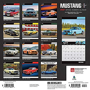 Mustang 2021 Calendar: Foil Stamped Cover