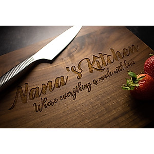 Nana’s Kitchen | Personalized Cutting Board | Engraved Nana's Granny's Grandma's Gigi's MiMi's Kitchen | Custom Housewarming Christmas 087