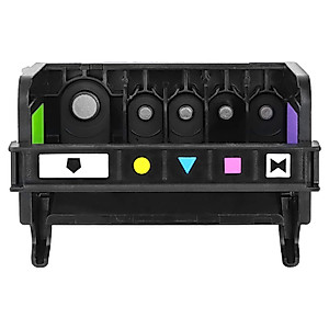 Ademon 564 Printhead 5-Slot Replacement for HP 564 564XL 5-Slot CN642A CB326-30002 for HP Photosmart 7520 7510 7525 7515 C6340 D7560 C6350 Printer Printhead(1 Pack), Black