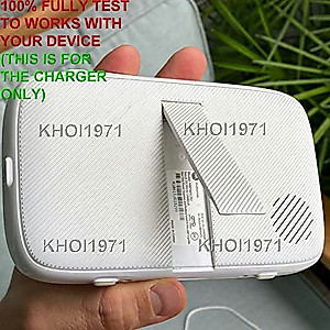 KHOI1971 Wall Charger AC Adapter Power Cable Cord Compatible with MBP36XLPU Motorola Baby Monitor White 5 in. Screen