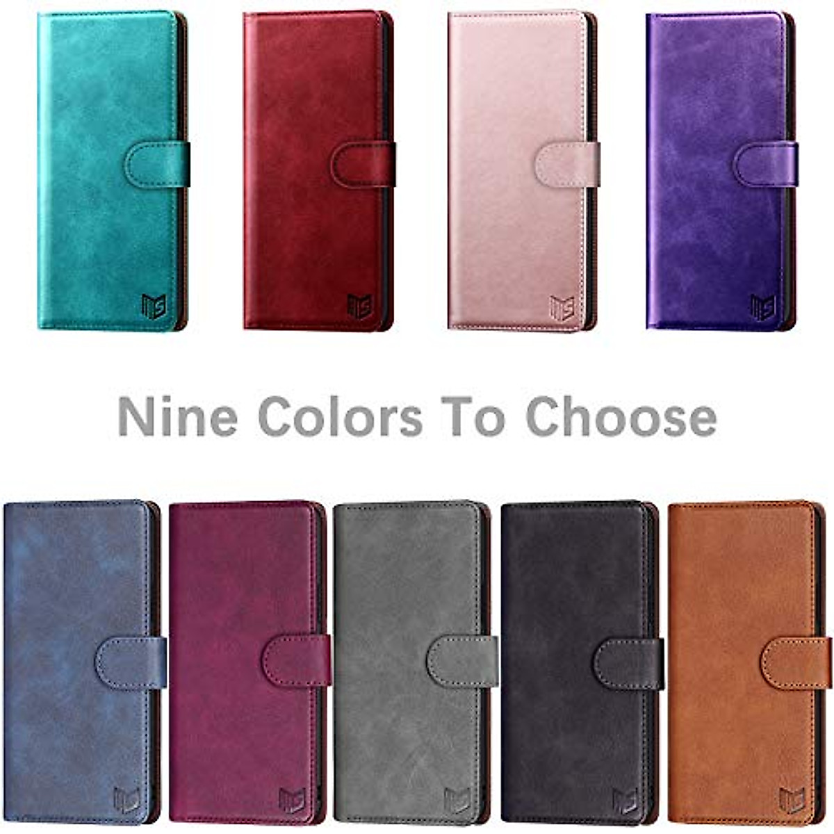 SUANPOT for Samsung Galaxy A71 5G (Non 4G Version) Leather Wallet case with RFID Credit Card Holder Flip Folio Book Phone case Cover for Samsung A71 case Wallet for Men Women Shockproof Black