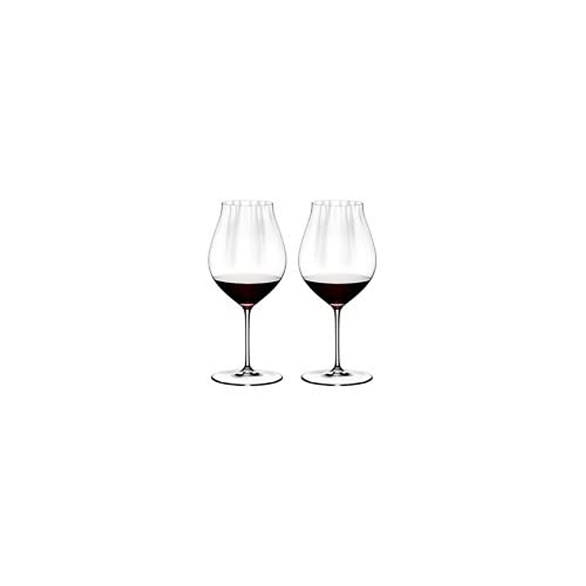 Riedel Performance Pinot Noir Wine Glass (2-Pack) with Large Microfiber Polishing Cloth Bundle (2 Items)