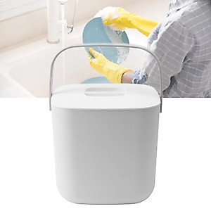 Mini Dishwasher, 2000 MAh 18W ABS PC 8.5V 2A Portable Countertop Apartment Dishwasher (White)