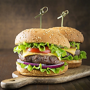 200PCS Cocktail Picks Bamboo Skewers For Appetizers, Fancy Toothpicks For Appetizers, Handmade Bamboo Sticks With Knot, 4.7 Inch Long Cocktail Toothpicks For Charcuterie Accessories Drinks Food Picks