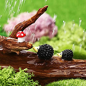 Skylety 64 Pieces Miniature Fairy Garden Accessories Mini Animals Miniature Ornament Kit Animal Figurines Animals Miniature Micro Landscape Accessories for Dollhouse Decoration Plant House Decor