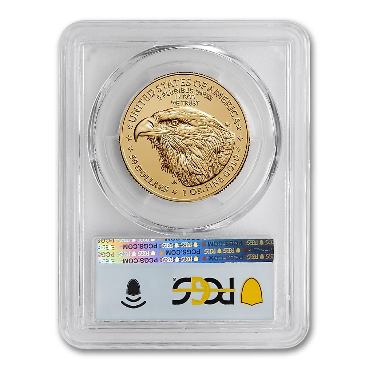 2023 (W) 1 oz American Eagle Gold Bullion Coin Gem Uncirculated (First Day of Issue - Struck at West Point - Flag Label) 22K $50 PCGS GEMUNC