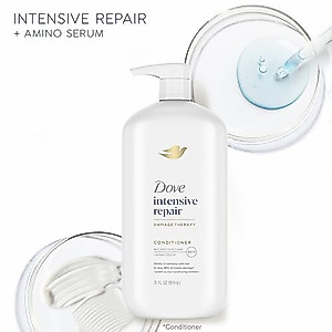 Dove Conditioner Intensive Repair Pack of 4 for Damaged Hair Conditioner with Bio-Restore Complex 31 oz