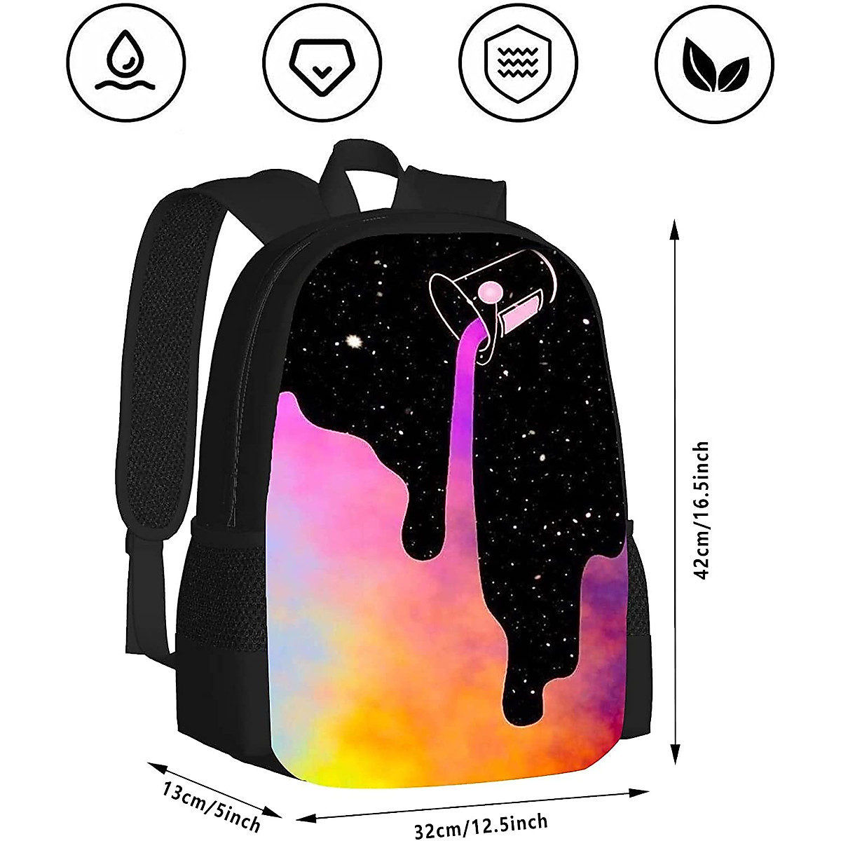 Cartoon Backpack Bag Travel Laptop Bookbag Outdoor Multi-function -1