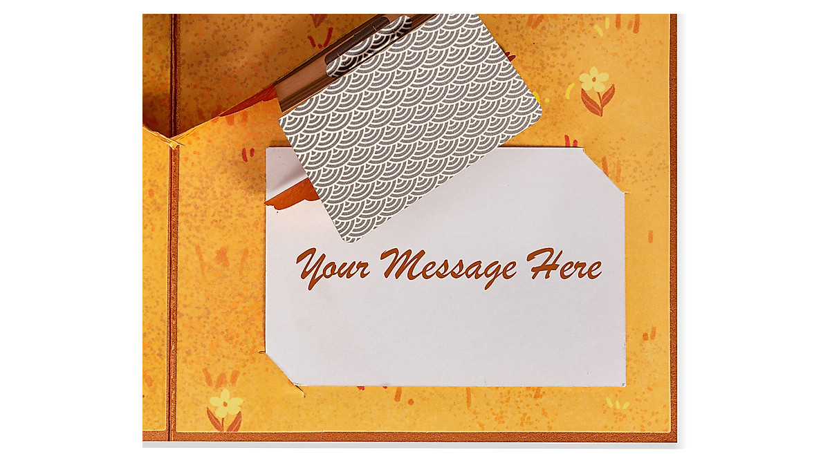 Paper Love 3D Fall Foliage Card for Autumn & Thanksgiving