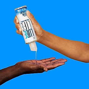 Lube Life Water-Based Cooling Personal Lubricant, Cool Tingling Feel for Men, Women, and Couples, 8 Fl Oz