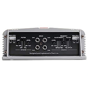 Crunch SA-1100.4 Smash Series 1,100-Watt 4-Channel Class AB Amp
