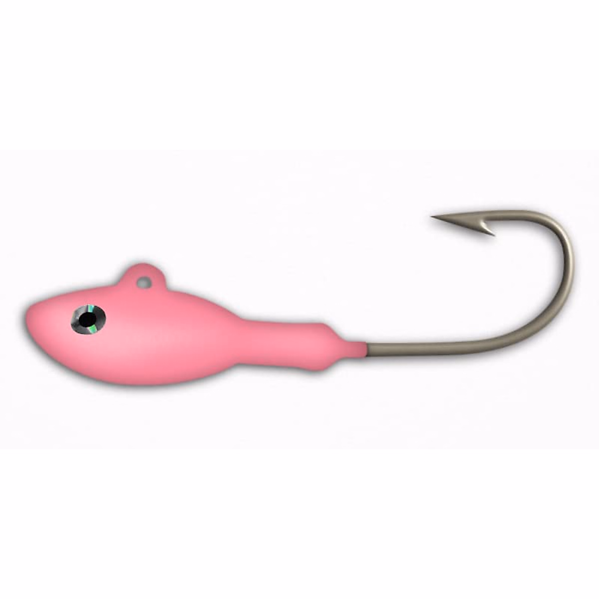 Big Nasty Tackle Super Glow Buckeye Jig (2 Pack) (1 oz, Pink)
